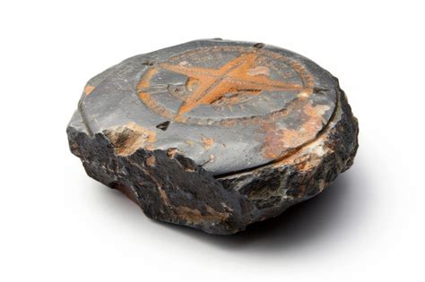 Geological Survey Marker On White Background Premium Ai Generated Image