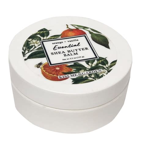 Kiss Me In The Garden Orange Vanilla 5 Oz Shea Butter Balm Breazy Beach