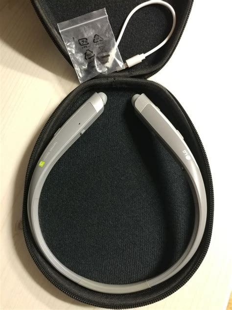 Lg 엘지hbs 톤플러스1100 넥밴드 블루투스 이어폰 헬로마켓