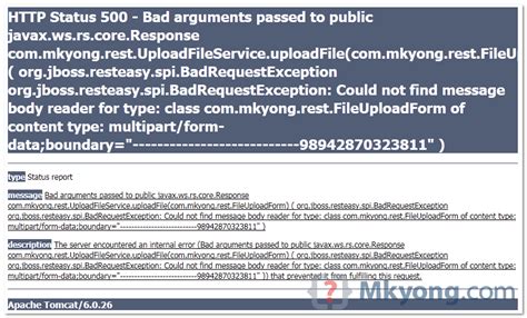 Resteasy Could Not Find Message Body Reader For Type Multipartform