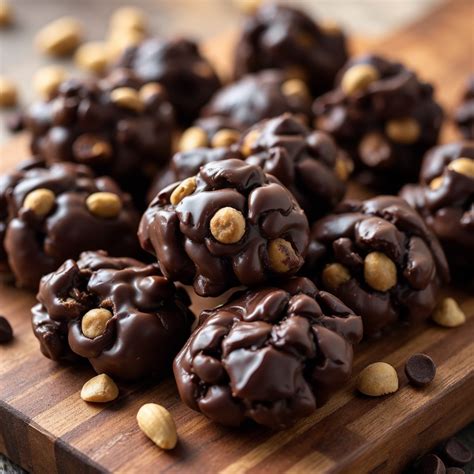 Homemade Turtle Candy With Pecans And Caramel