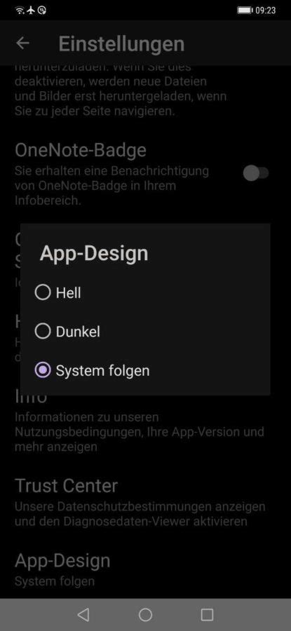 dark mode comes to onenote for android mspoweruser