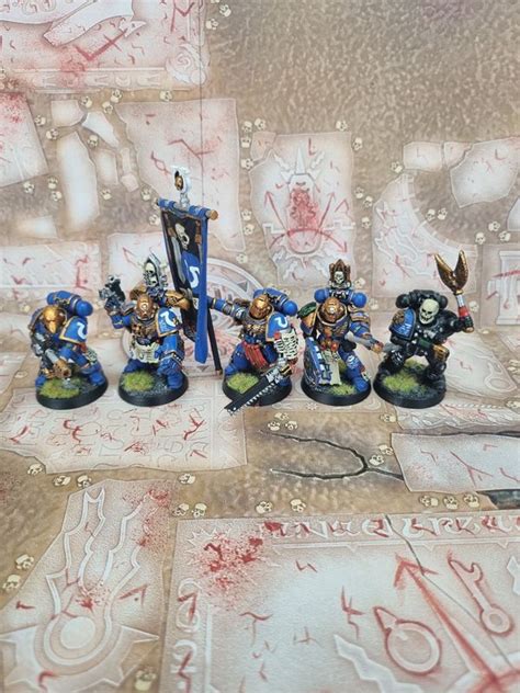 Firstborn Space Marine Command Squad