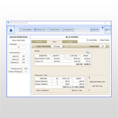 Structural Estimate Construction Estimate Construction Estimate