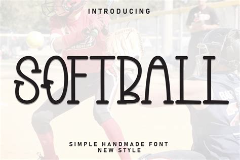 Softball Font By William Jhordy · Creative Fabrica