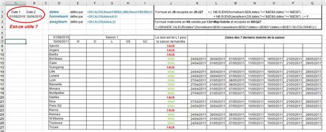 Trouver Une Période Comprise Entre Deux Dates Excel
