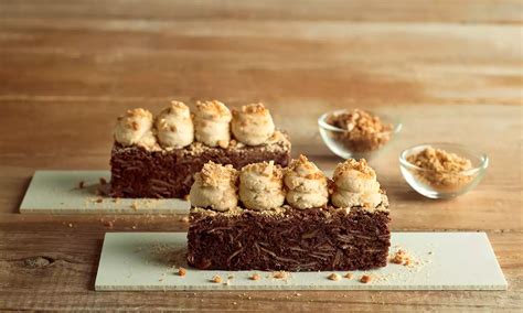 Lingote De Brownie Y Crema Crocanti Receta Dr Oetker