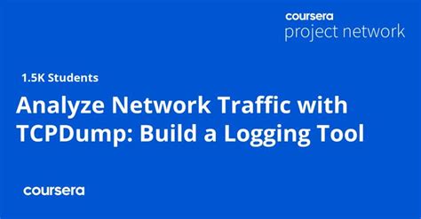 wrapped up the tcpdump project on coursera neal stout