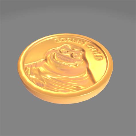 Artstation Gold Goblin Coin Game Assets
