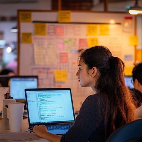 Free Focused Coding Session Image Download At Stockcake