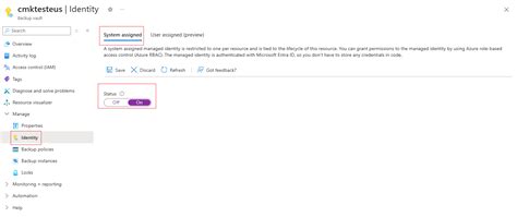 Encrypt Backup Data In A Backup Vault By Using Customer Managed Keys Azure Backup Microsoft