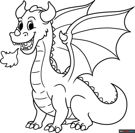 Printable Dragon Coloring Pages For Boys Dragon Coloring Book For