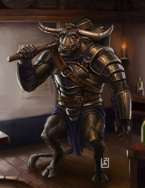 Artstation Minotaur Barbarian