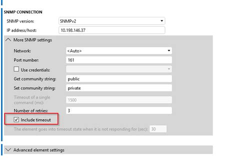 Include Timeout Disabled By Default For A Secondary Connection Dataminer Dojo