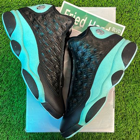 Air Jordan 13 Retro Island Green Fried Hard Blvd