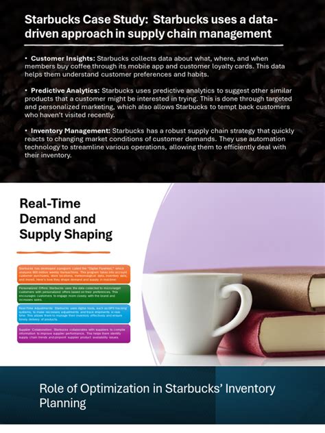 Starbucks Data Driven Approach Pdf Inventory Starbucks