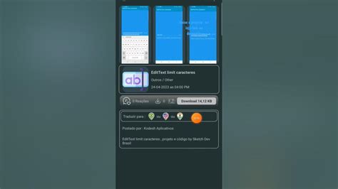 Edittext Limit Projeto Sketchwarepro Youtube