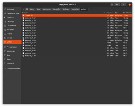 diálogos con python atareao con linux