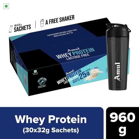 Amul Whey Protein 32 G Pack Of 30 Sachets