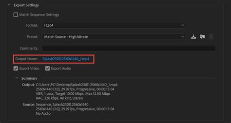 How To Save Or Export Premiere Pro To MP