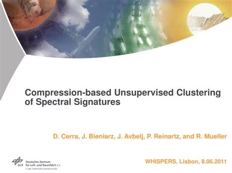 Ppt Compression Based Unsupervised Clustering Of Spectral Signatures