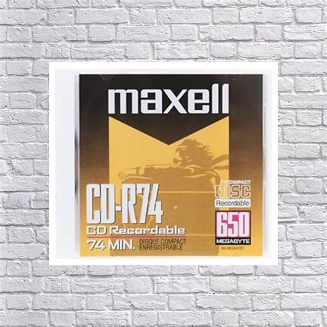 Maxell Cd R 74 Minute Cd Recordable 650 Mb Reverb