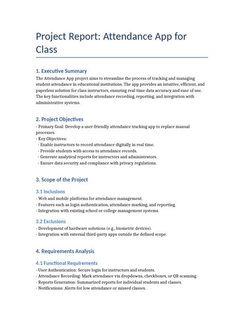 Attendanceappprojectreport Pdf Mobile App Usability