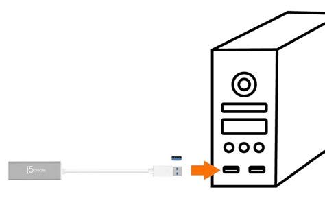 מתאם רשת USB 3 0 Gigabit Ethernet ג יי 5 קריאייט J5CREATE באג