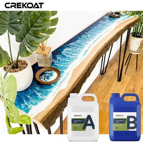 Two Part Art Resin Kits Tabletop Coating Bulk Epoxy Epoxy Resin And