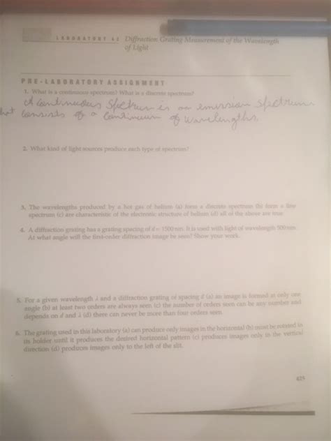 Solved What Is A Continuous Spectrum What Is A Discrete