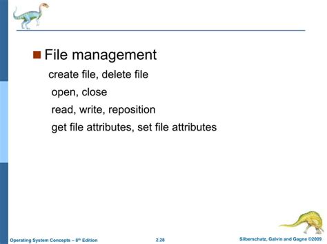 Operating System Structures Of Operating System Ppt