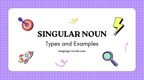Singular Noun Types And Examples Definition Guide