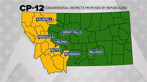 Gop “compromise” Map For New Montana Congressional Districts Adopted
