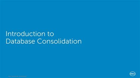 Database Consolidation Using The Oracle Multitenant Architecture Pptx