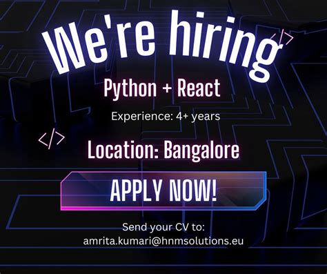 Amrita Kumari On Linkedin Jobseekers Note Mandatoryskills Python React Pythondeveloepr