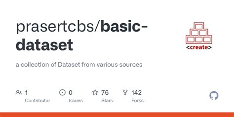 GitHub Prasertcbs Basic Dataset A Collection Of Dataset From Various Sources