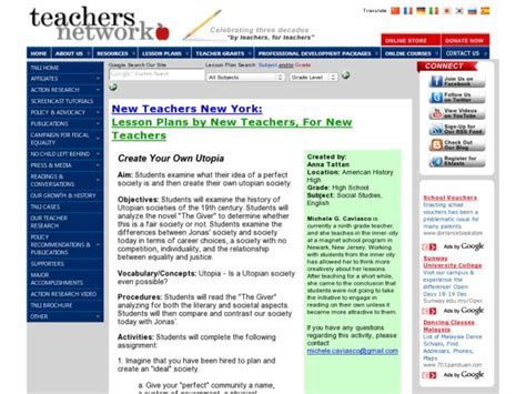 Create Your Own Utopia Lesson Plan For 9th 12th Grade Lesson Planet