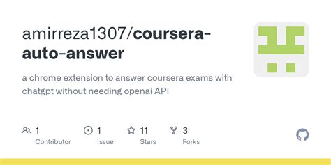 Github Amirreza1307 Coursera Auto Answer A Chrome Extension To Answer Coursera Exams With