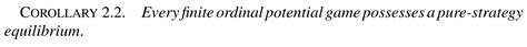 Potential Functionpotential Games势博弈势函数 学习笔记 知乎