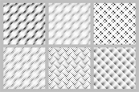 Geometrical Abstract Square Pattern Background Design Set Stock Vector Illustration Of