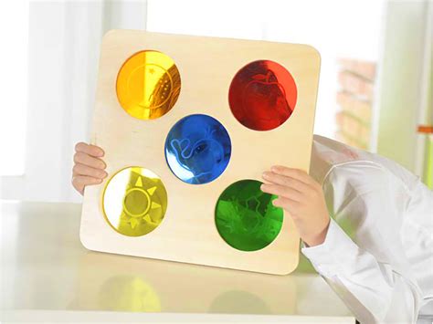 Colour Viewer Sensory Board Masterkidz Translucent Colours Panel