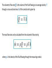 Comprehensive Guide On Flow Rate Measurements And Flowmeters Course Hero