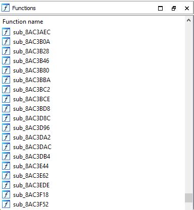 IDA Ghidra Missing Function Names RaGEZONE MMO Development Forums