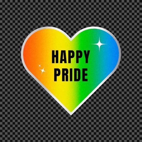 Label Sticker Design For Pride Day Celebration Lgbt Flag Premium Ai