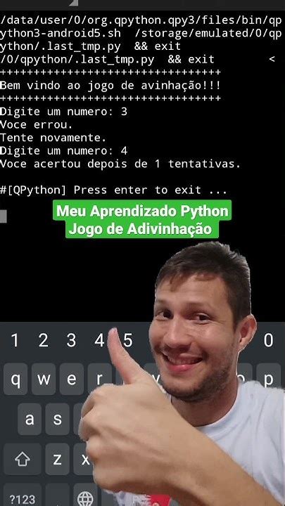 Jogo De AdivinhaÇÃo Com Python Python Programação Jogos Jogodeadivinhacao Youtube