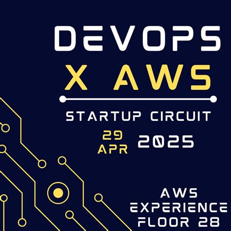 [save The Date] Devops X Aws Startup Circuit · Luma