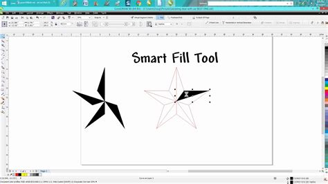 Corel Draw Tips And Tricks Smart Fill Tool More Info Part 3 Youtube