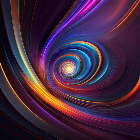 Premium Photo Abstract Chaotic Fractal Lines Fantasy Light Background