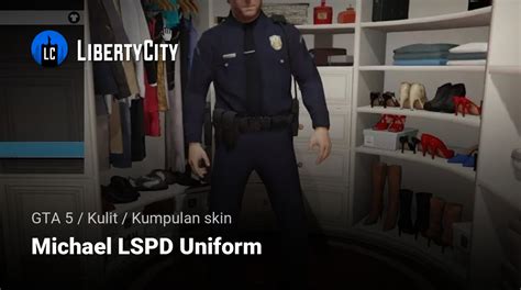 Michael Lspd Uniform Untuk Gta 5