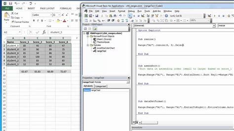 Using Resize In Excel 2013 Vba Youtube